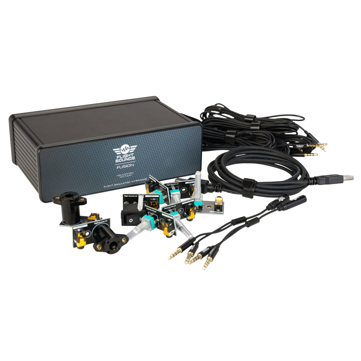 FUSION Aviation Headset USB Adapter - Flight Sounds Ltd