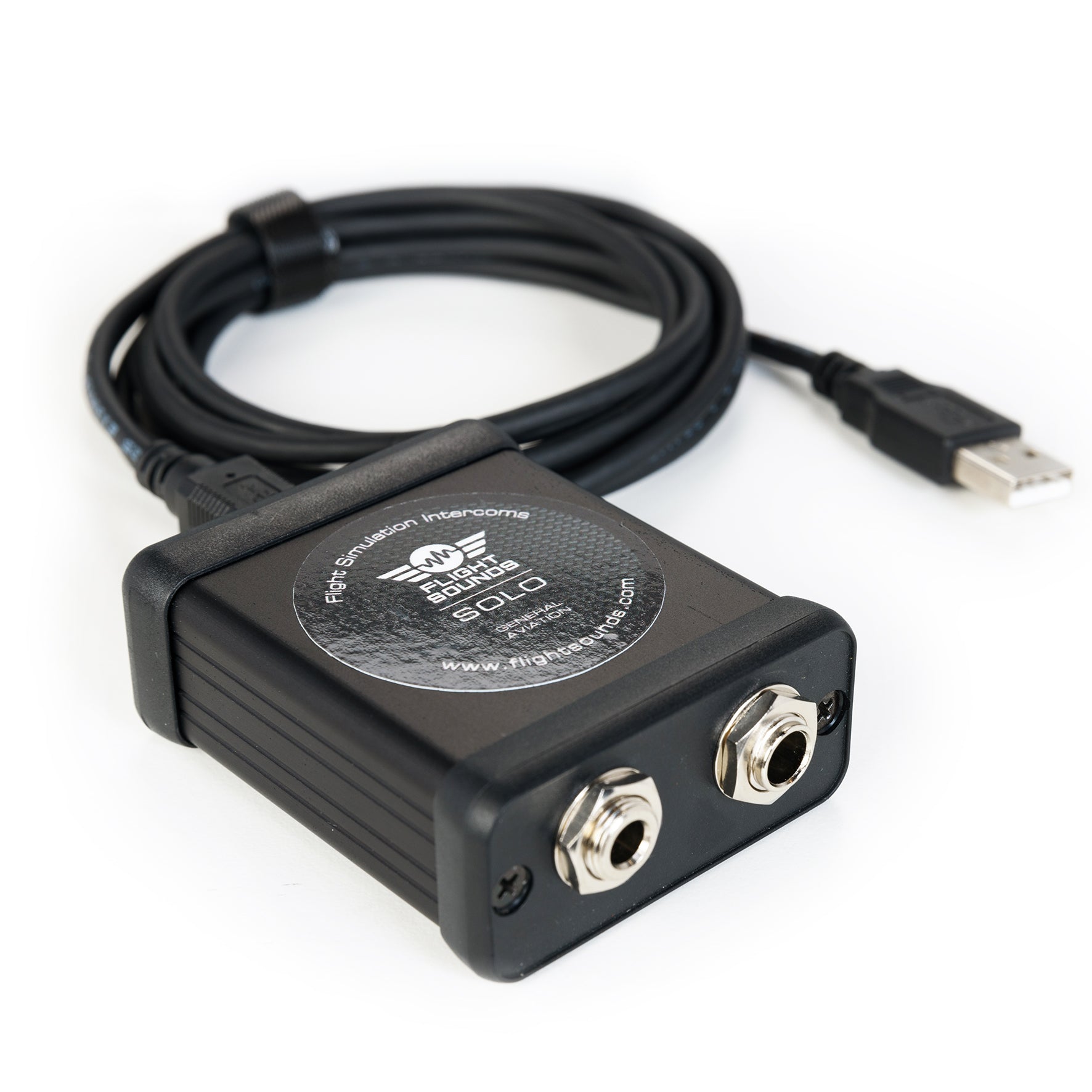 SOLO Aviation Headset USB Adapter - Flight Sounds Ltd