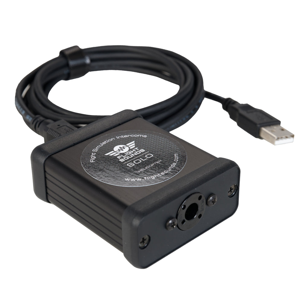 SOLO Aviation Headset USB Adapter - Flight Sounds Ltd
